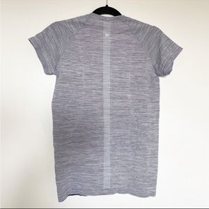 lululemon athletica | Tops | Lululemon Grey Swiftly Tech Short Sleeve ...